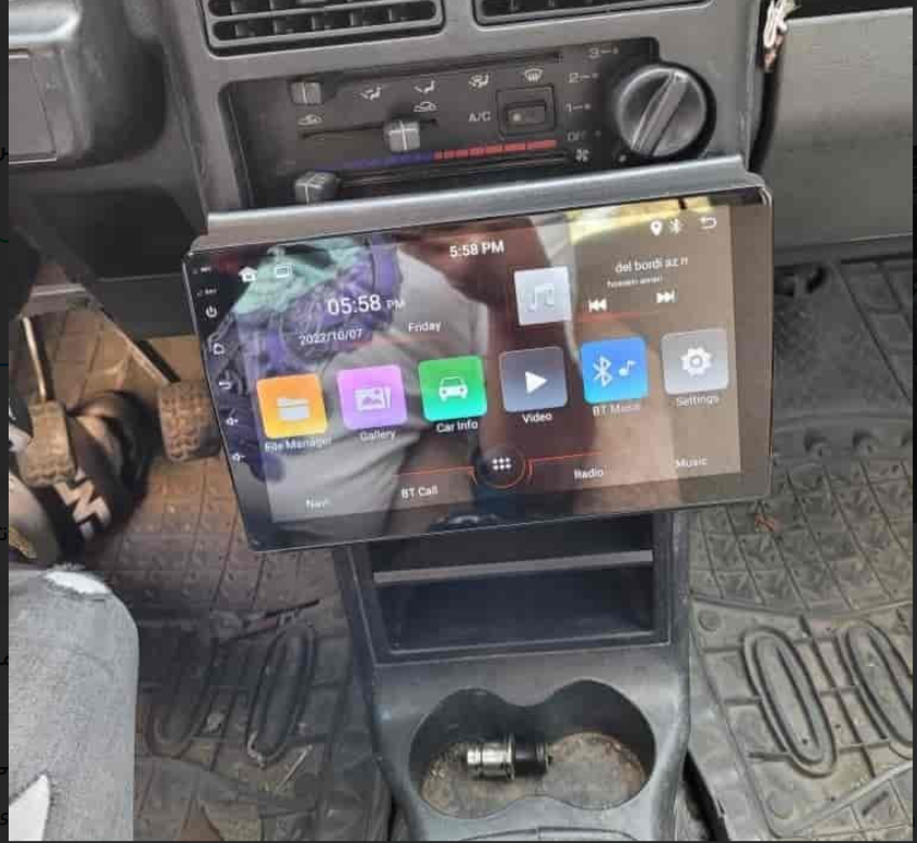 مانیتور11 اینچ اندروید13 پراید صبا داشبرد قدیمی مدل T3L برند VoxMedia – صوتی تصویری تک